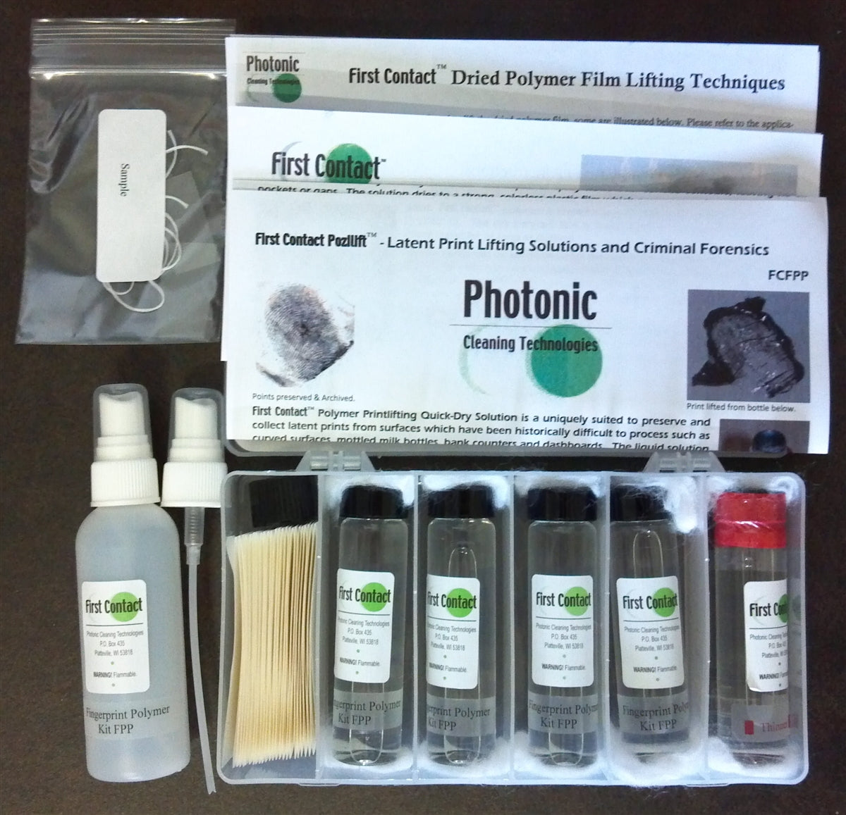 FPP - First Contact Fingerprint Polymer Kit - Ontario Telescope