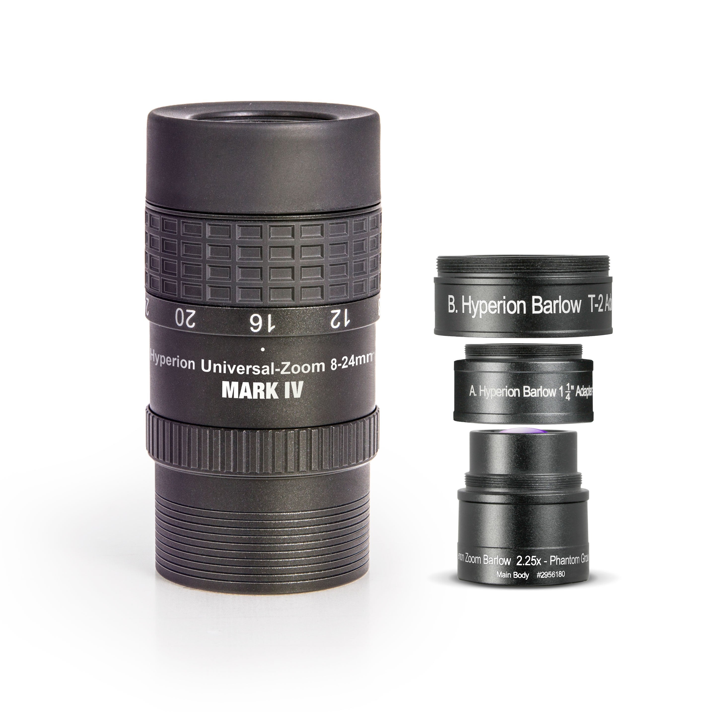 Bundle: Hyperion Universal Zoom Mark IV with Hyperion-Barlow 2.25x (8 ...